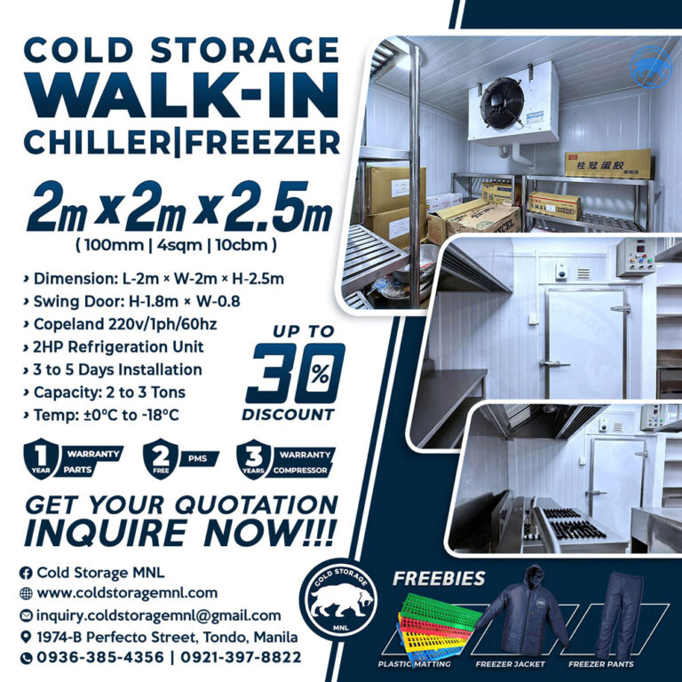 Walk-in Chiller/Freezer | Cold Storage MNL