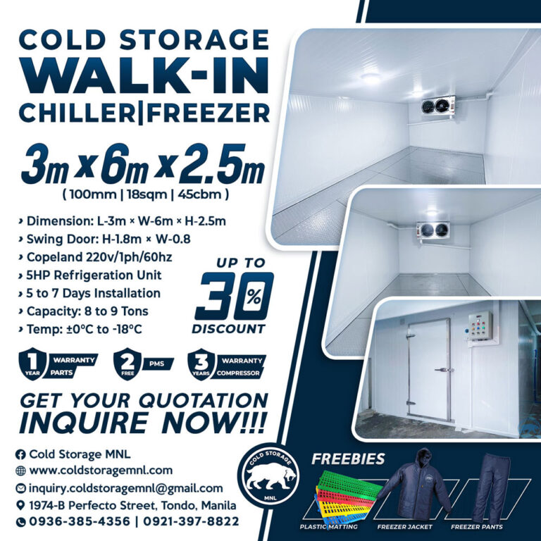 Walk-In Chiller and Freezer Manila Philippines