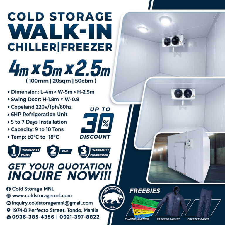 Walk-in Chiller/Freezer | Cold Storage MNL